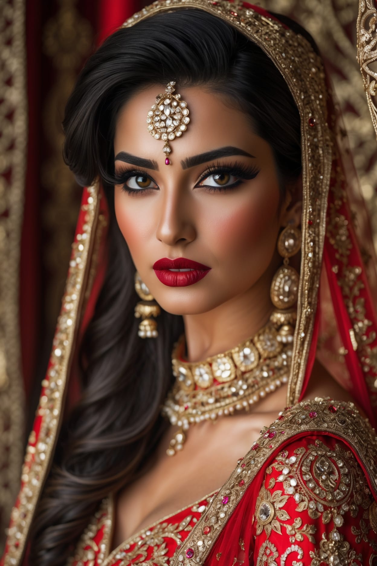 21 South Asian Bridal makeup looks - shahenabeauty.com